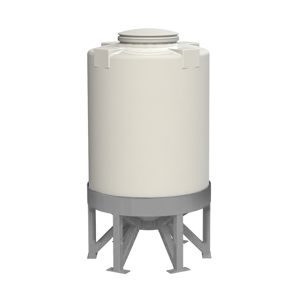 CPX Storagetank 2000L conical bottom SF 316L stand | Cipax