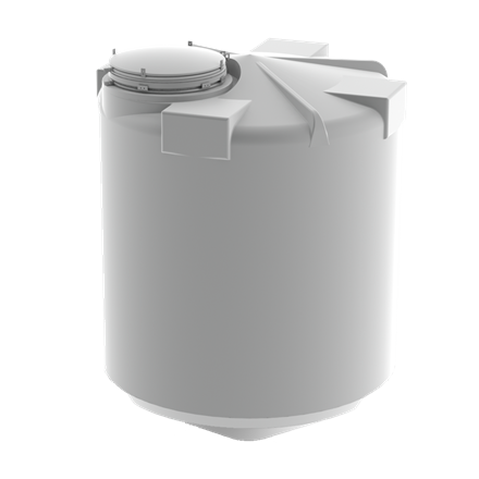 CPX Storagetank 5000L conical bottom SF 316L stand | Cipax